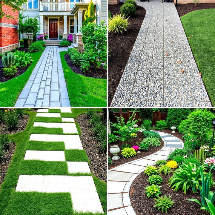 30 Creative Stepping Stone Walkway Garden Ideas