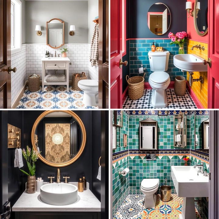 20 Eclectic Powder Room Ideas for a Unique Look