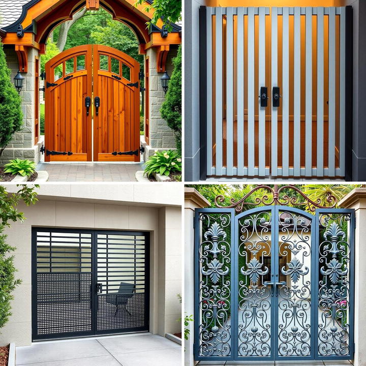 30 Inviting Front Gate Designs for Home Entrances