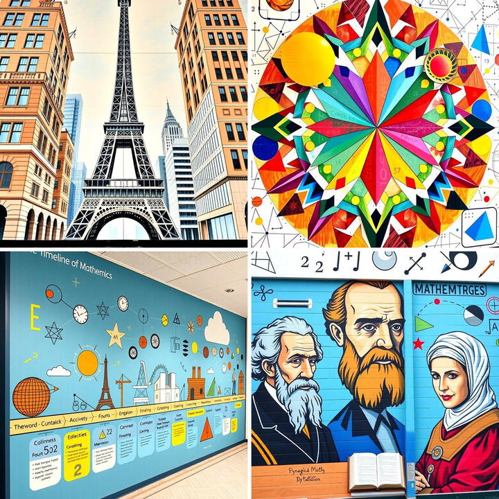 20 Math Mural Ideas for Creative Wall Decor