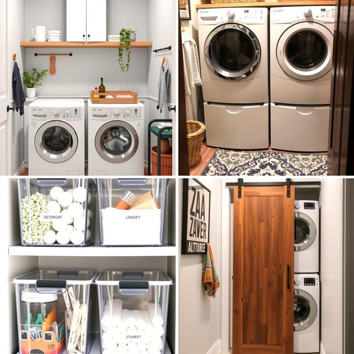 20 Stackable Laundry Room Ideas for Small Spaces