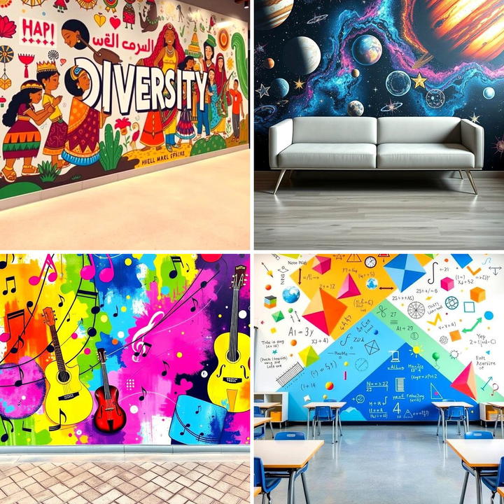 21 Creative School Mural Ideas to Inspire Students