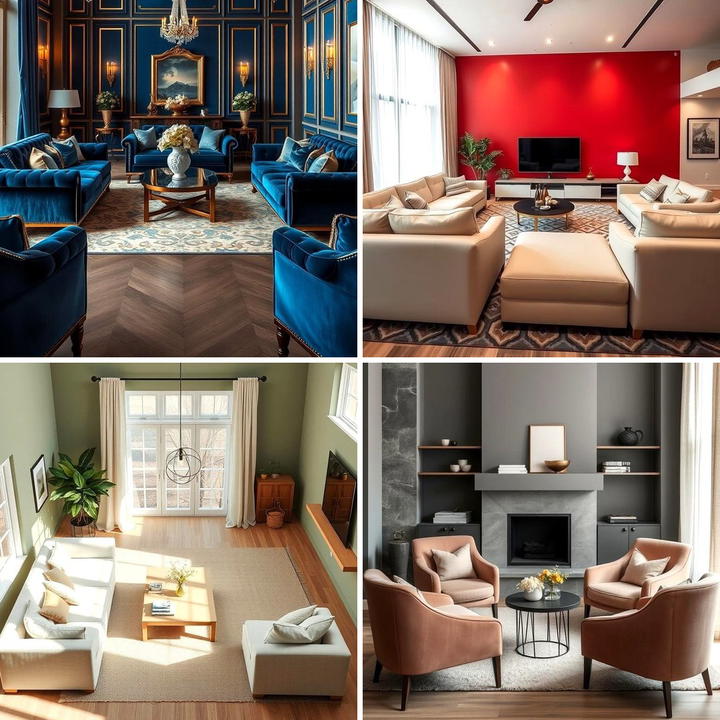 21 Two Colour Combinations for a Vibrant Living Room