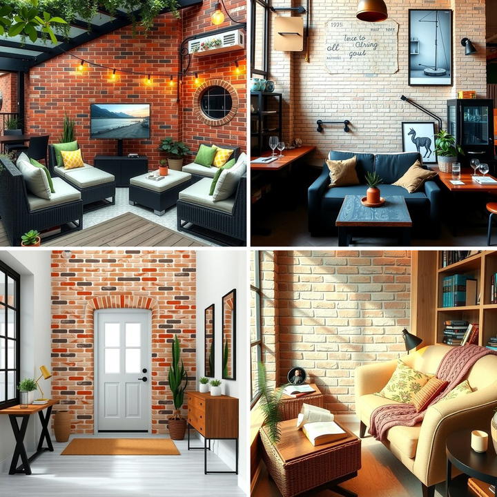 25 Brick Accent Wall Ideas for a Stylish Home Feature
