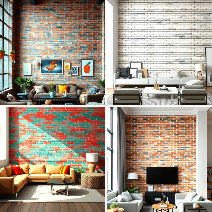 25 Brick Wall Living Room Ideas for a Cozy Feel