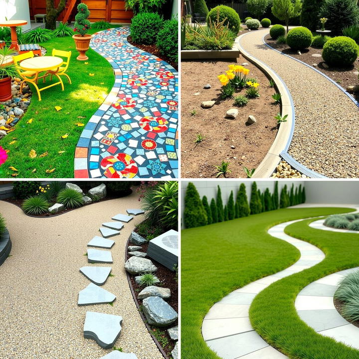 20 Concrete Walkway Painting Ideas for a Unique Path