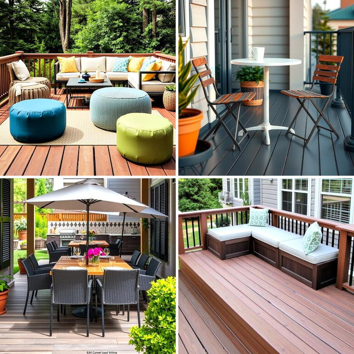 25 Deck Furniture Ideas for Comfortable Outdoor Living