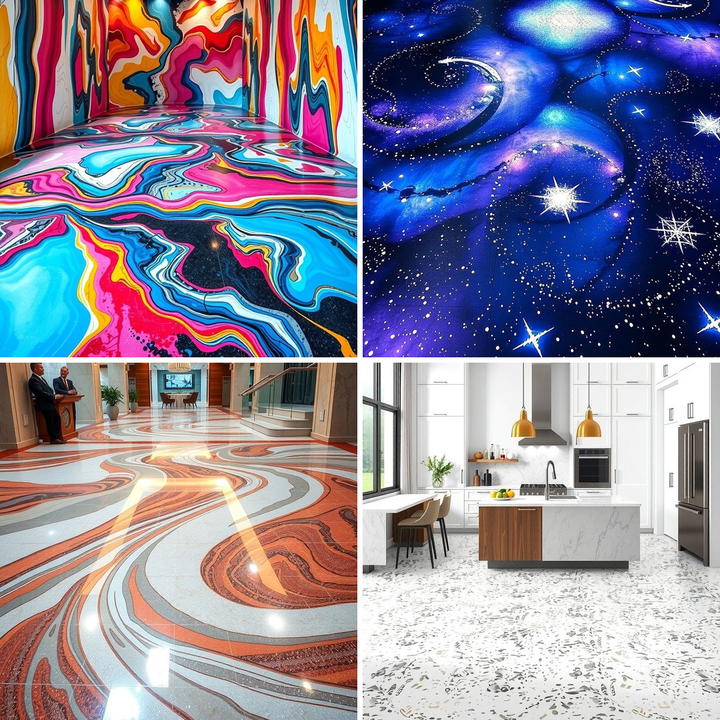 25 Epoxy Floor Designs for Modern and Durable Homes