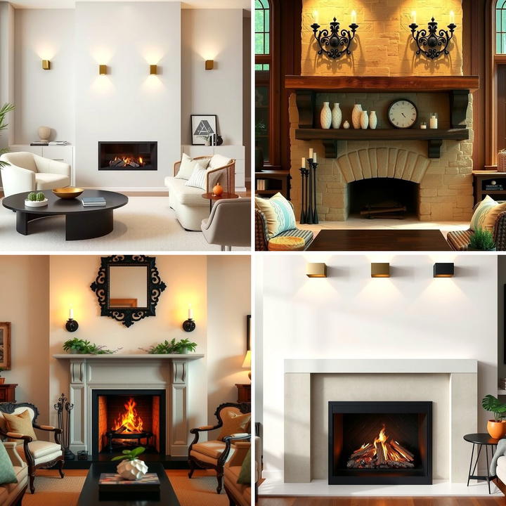 25 Fireplace Lighting Ideas to Create a Warm and Inviting Ambiance