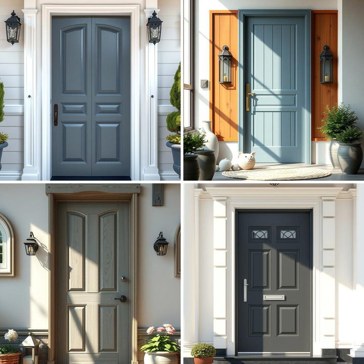 20 Dark Gray Front Door Ideas for a Modern Entryway