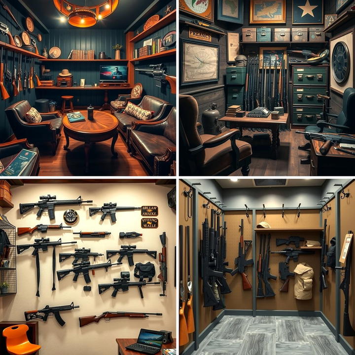 25 Man Cave Gun Room Ideas for the Ultimate Space