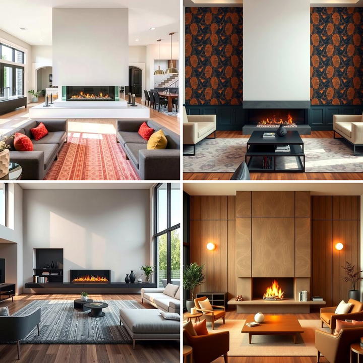 20 Mid-century Modern Fireplace Ideas for a Retro Look