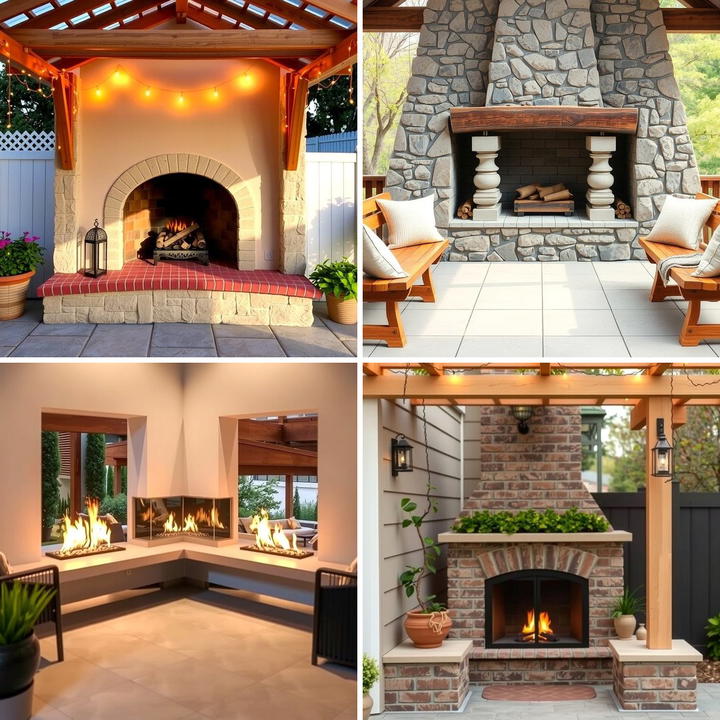 25 Gazebo With Fireplace Ideas for Cozy Outdoor Nights