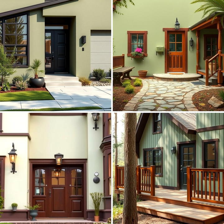 25 Green House Exterior With Black Trim Ideas