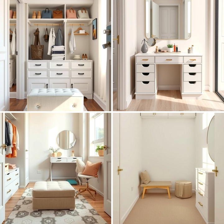 25 Small Dressing Room Ideas to Organize Your Wardrobe