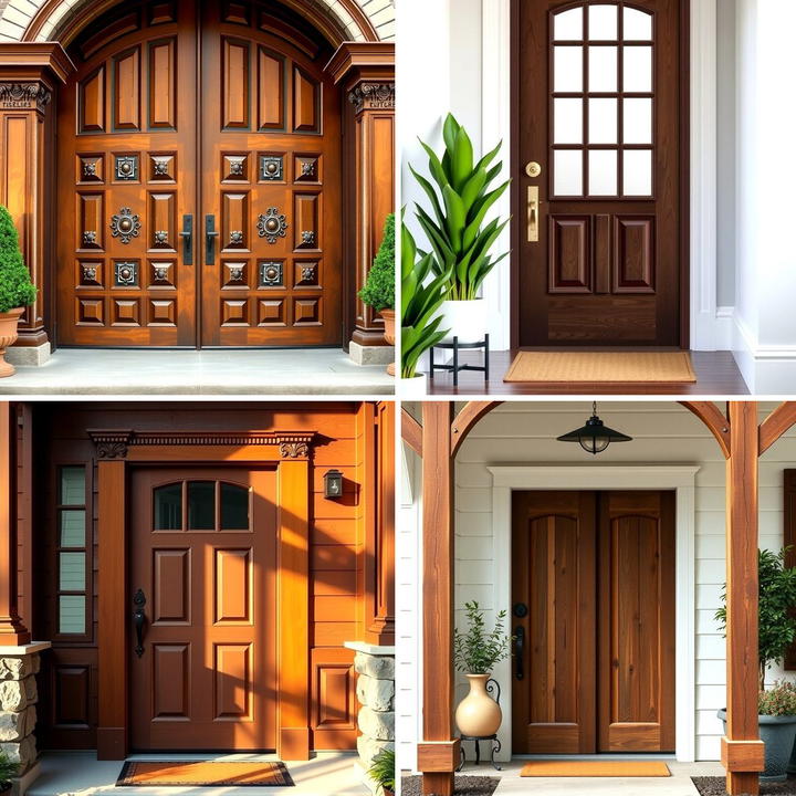 25 Stylish Brown Front Door Ideas for Your Home