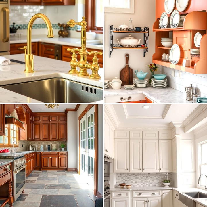 21 White and Gold Kitchen Ideas for Timeless Elegance