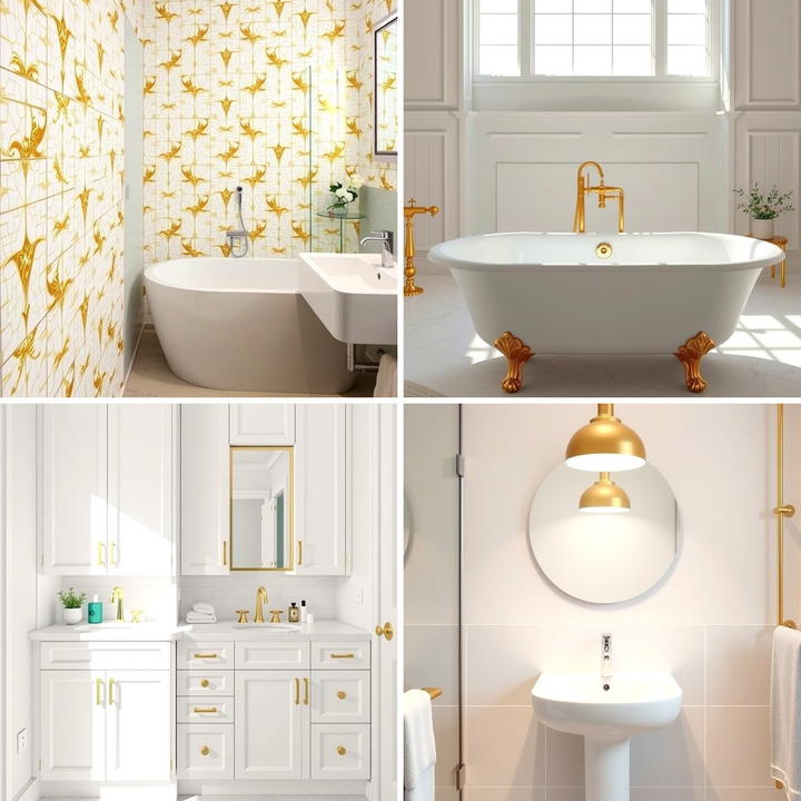 30 Gold Bathroom Ideas for Luxurious, Modern Spaces