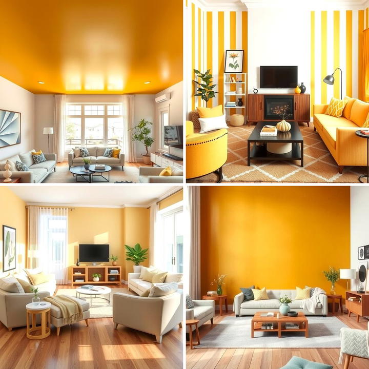 25 Yellow Living Room Ideas to Brighten Your Home