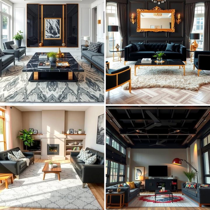 25 Black and Red Living Room Ideas for a Dramatic Look