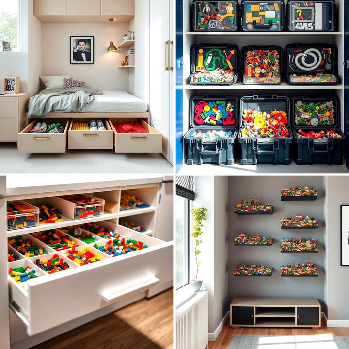 30 Creative Lego Storage Ideas to Organize Kids' Spaces
