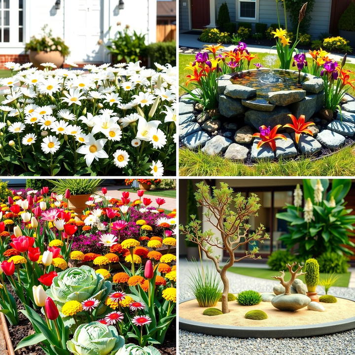 30 Front Yard Flower Bed Ideas for Curb Appeal Boost