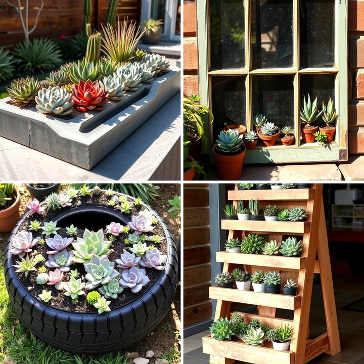 30 Outdoor Succulent Container Ideas for Easy Gardening