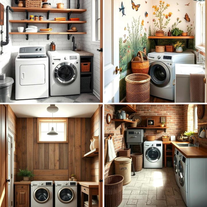 30 Rustic Laundry Room Ideas for Functional Farmhouse Style
