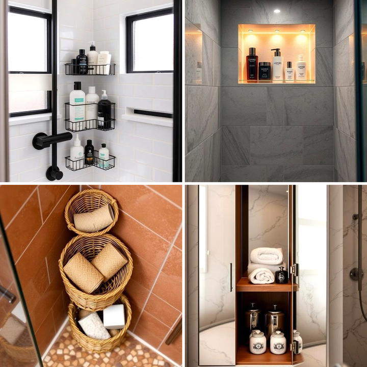 30 Shower Storage Ideas to Declutter Your Bathroom