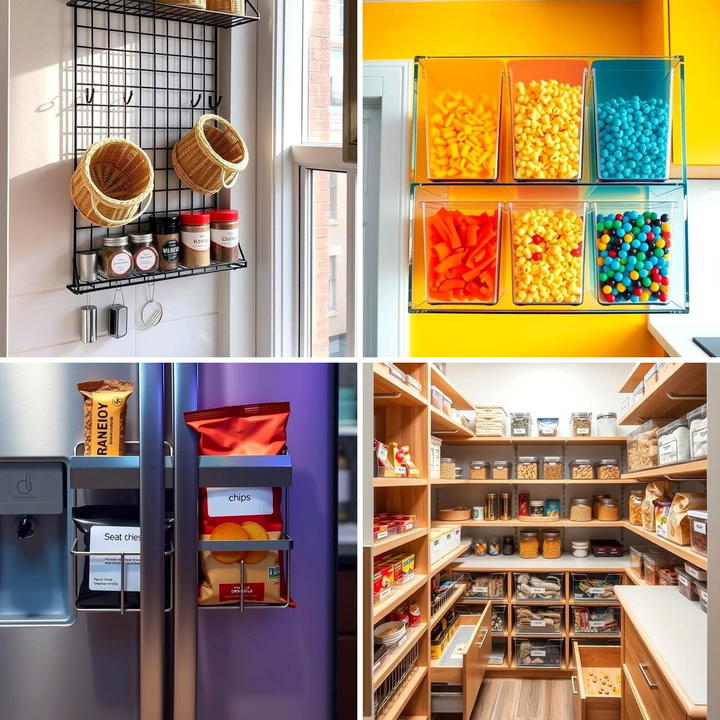 30 Snack Storage Ideas for Organized Kitchen Pantries