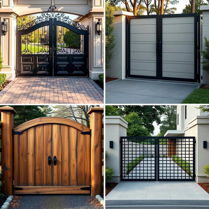 30 Stylish Driveway Gate Ideas for Curb Appeal