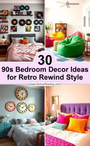 30 90s Bedroom Decor Ideas for Retro Rewind Style