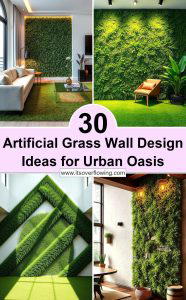 30 Artificial Grass Wall Design Ideas for Urban Oasis