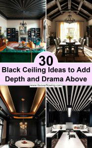 30 Black Ceiling Ideas to Add Depth and Drama Above