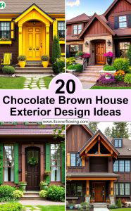 20 Chocolate Brown House Exterior Design Ideas