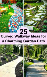 25 Curved Walkway Ideas for a Charming Garden Path