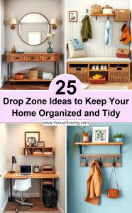 25 Drop Zone Ideas to Keep Your Home Organized and Tidy
