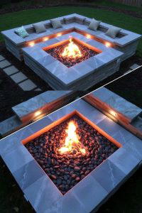 30 Square Fire Pit Ideas for Modern Outdoor Gathering Spaces