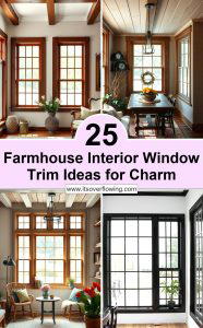 25 Farmhouse Interior Window Trim Ideas for Charm