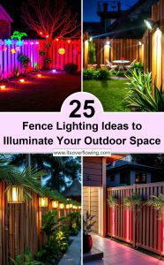 25 Fence Lighting Ideas to Illuminate Your Outdoor Space