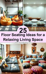 25 Floor Seating Ideas for a Relaxing Living Space