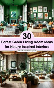 30 Forest Green Living Room Ideas for Nature-Inspired Interiors