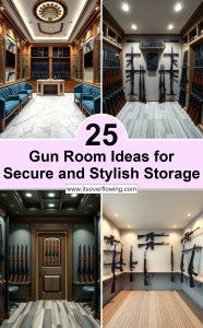 25 Gun Room Ideas for Secure and Stylish Storage