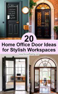 20 Home Office Door Ideas for Stylish Workspaces