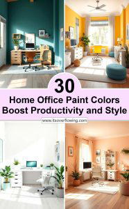 30 Home Office Paint Colors: Boost Productivity & Style