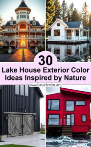 30 Lake House Exterior Color Ideas Inspired by Nature