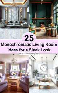 25 Monochromatic Living Room Ideas for a Sleek Look