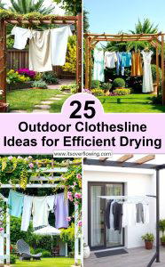 25 Outdoor Clothesline Ideas for Efficient Drying