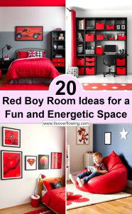 20 Red Boy Room Ideas for a Fun and Energetic Space