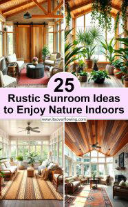 25 Rustic Sunroom Ideas to Enjoy Nature Indoors